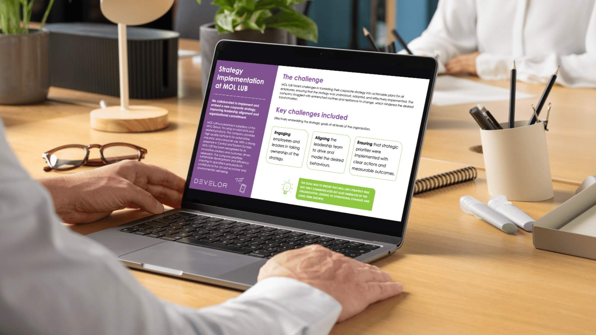 DEVELOR | New case study: strategy implementation success at MOL LUB